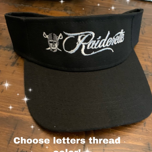 None | Accessories | Raiders Visor Raiderettes Visors Womens Visors ...